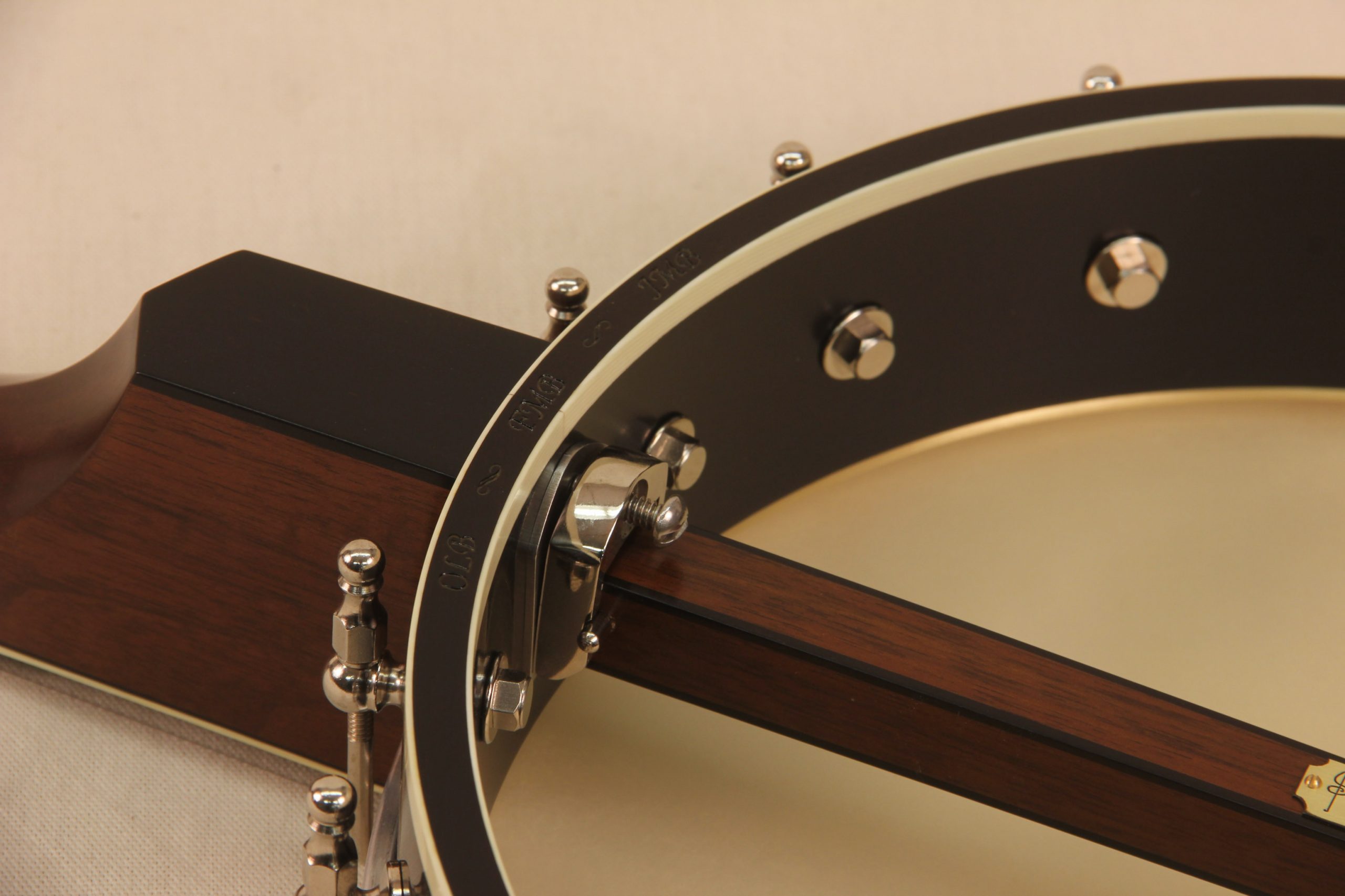 037 - Engraved 12" Thin Rim Banjo - Seeders Instruments