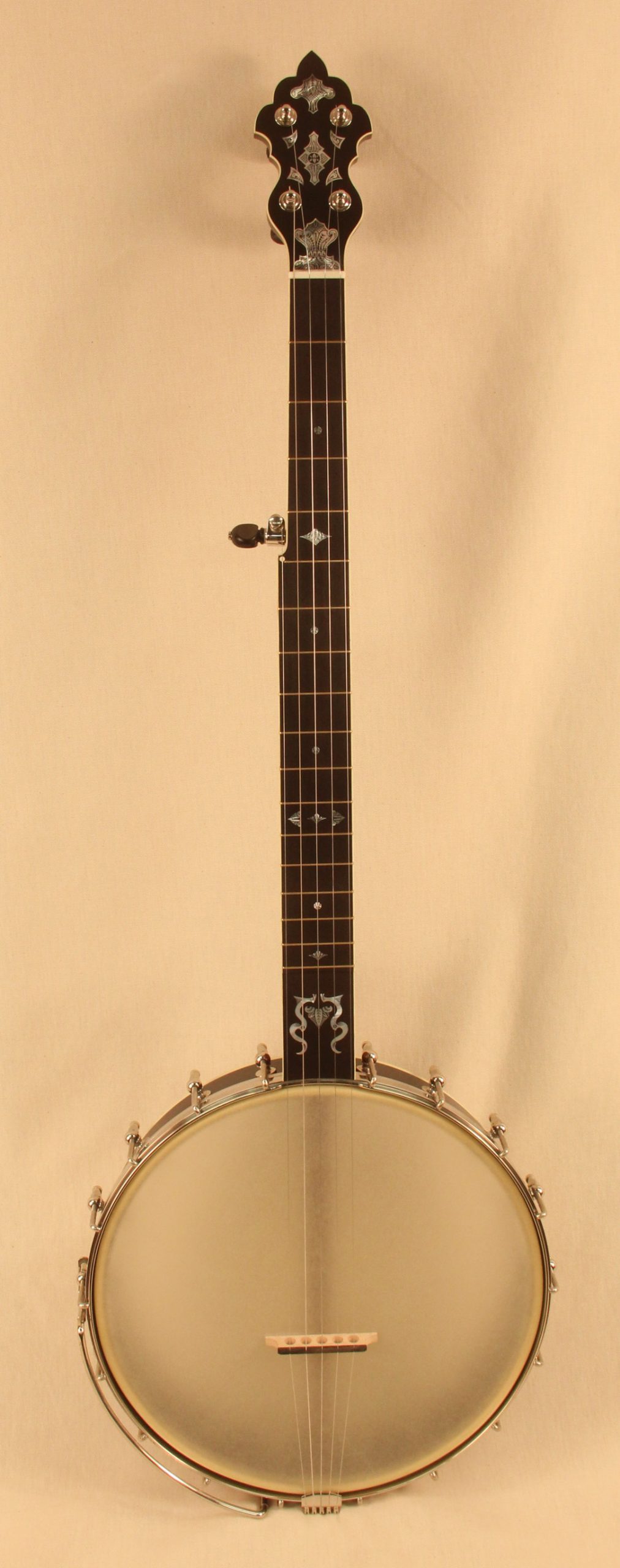 037 - Engraved 12" Thin Rim Banjo - Seeders Instruments