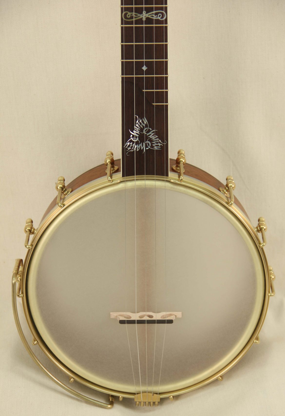069 Custom Birdseye Maple 10 Inch Banjo With Tunneled Fifth String-5 ...