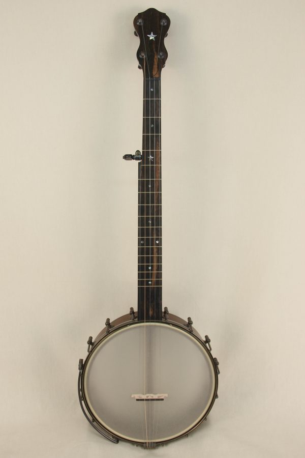 113 11inch Walnut Rolled Brass Tone Ring Banjo - Seeders Instruments
